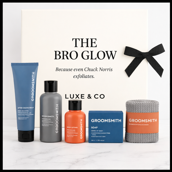 Mens Self Care Gift Box - The Bro Glow – Luxe & Co. Box